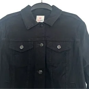 LuLaRoe | Jackets & Coats | Nwt Lularoe Harvey Black Cotton Denim Jean ...